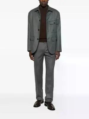 Emporio Armani Wool-blend Shirt Jacket