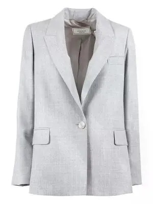 Peserico Single-button Jacket - Grey