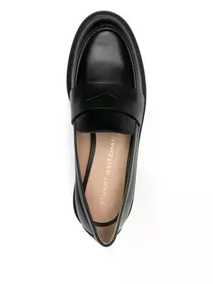 STUART WEITZMAN Penny Leather Loafers