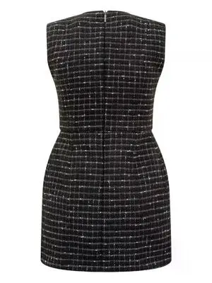 MSGM Checked Tweed Dress