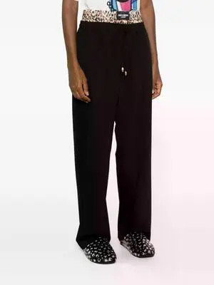Just Cavalli Leopard-print Drawstring Trousers