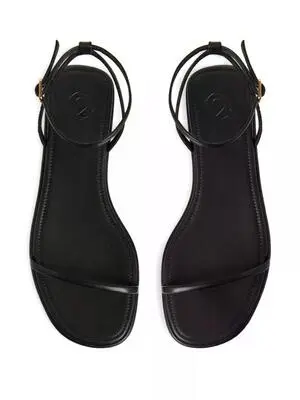 12 STOREEZ Ankle-strap Leather Sandals