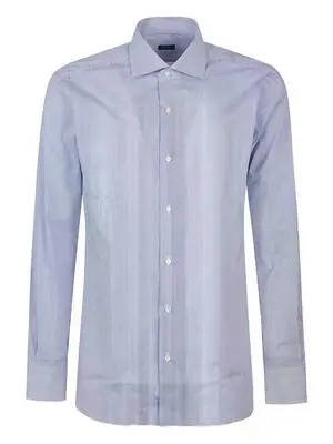 BARBA NAPOLI Pinstripe Cotton Shirt