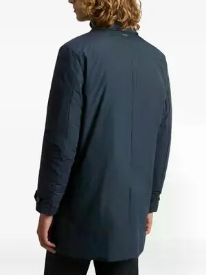 Woolrich Button-fastening Peached Coat - Blue
