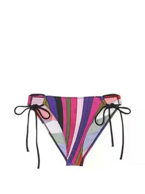 Emilio Pucci Iride-print Bikini Bottom - Red
