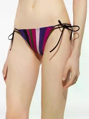 Emilio Pucci Iride-print Bikini Bottom - Red