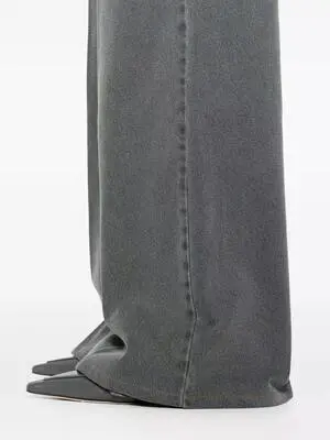 Officine Générale Wide-leg High-waisted Jeans - Grey