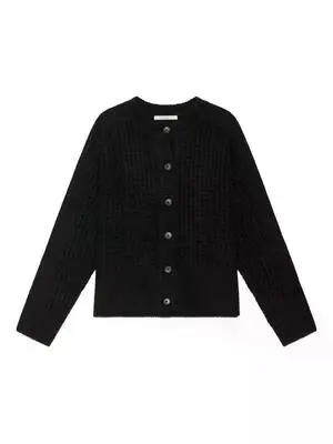 Malìparmi Waffle-knit Wool-blend Cardigan