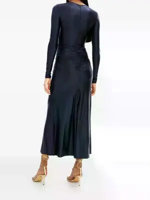 MOOS STUDIO Lunar Long-sleeve Maxi Dress - Blue