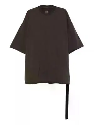 Rick Owens Raw-edge T-shirt - Brown