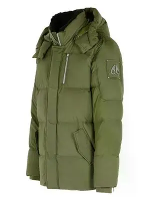 Moose Knuckles Everest Fleece-lined Down Coat - Green