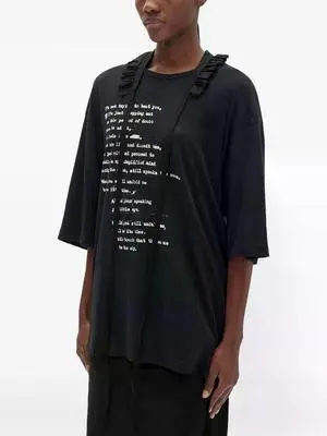 ANN DEMEULEMEESTER Agapi Graphic Print T-shirt