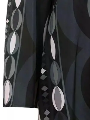 Emilio Pucci Geometric-print High-neck Dress