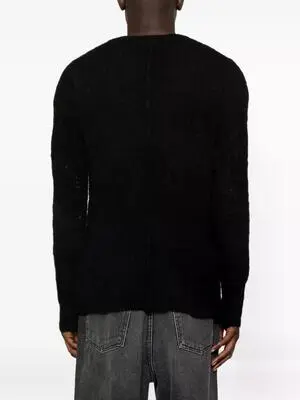 THOM KROM Alpaca Wool-blend Cable Knit Sweater