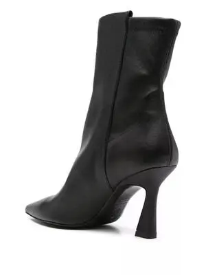 STUART WEITZMAN 50mm Vinnie Leather Ankle Boots