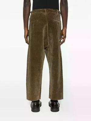 UMA WANG Drawstring Corduroy Trousers