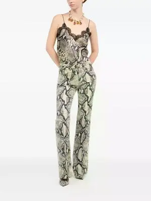 Roberto Cavalli Python-print Trousers