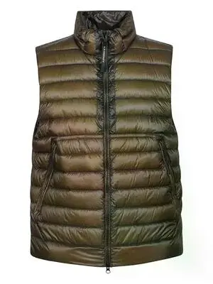 C.P. COMPANY Quilted Zip-up Gilet - Green