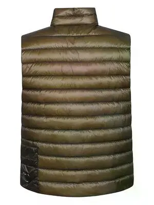 C.P. COMPANY Quilted Zip-up Gilet - Green