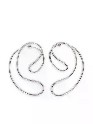 PANCONESI Continua Large Earrings - Silver