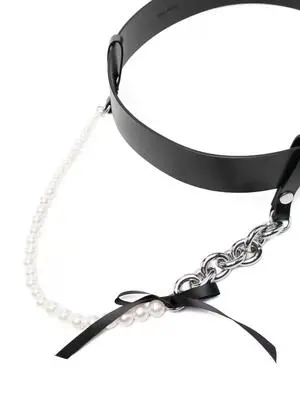 Simone Rocha Chain And Pearl-embellished Belt