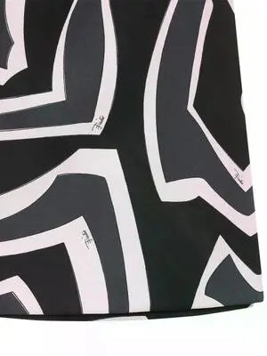 Emilio Pucci Labirinto-print Mini Skirt - Black