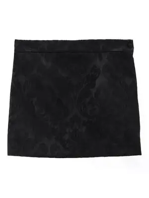 Chloé Damask-pattern A-line Skirt