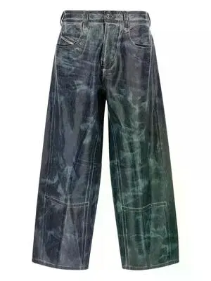 DIESEL® Stonewashed Silicone-cast Jeans