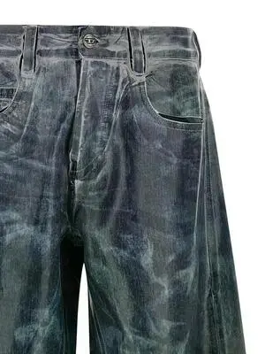 DIESEL® Stonewashed Silicone-cast Jeans
