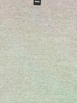 BOSS Speckled Wool Sweater - Neutrals