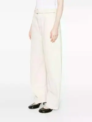 LEMAIRE Belted Panelled Jeans - Neutrals