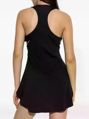 Y3 Logo-detail Tennis Dress - Black