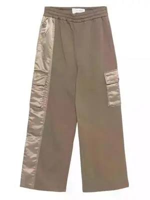 FENG CHEN WANG Satin-panel Cargo Trousers