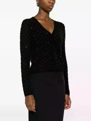 Max Mara Embellished V-neck Cardigan