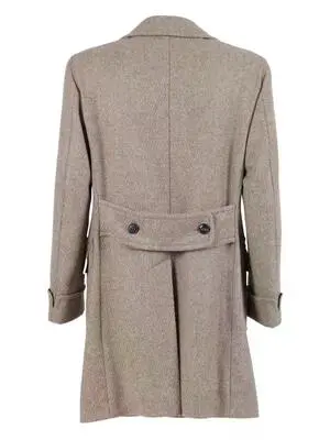 BRANDO Double-breasted Wool-cashmere Blend Coat