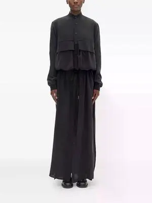 ANN DEMEULEMEESTER Drawstring Maxi Dress