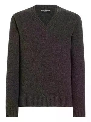 Dolce & Gabbana V-neck Wool Sweater