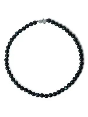Tom Wood Larvikite Bracelet - Silver