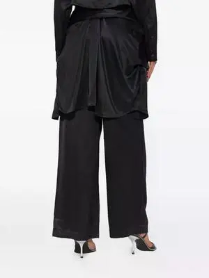Alexander Wang Knotted-detail Silk Pants