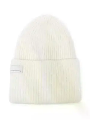 NINE:INTHE:MORNING Ribbed Wool Beanie - Neutrals
