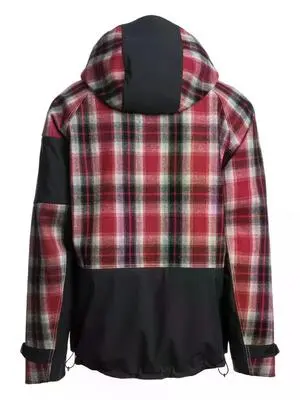 PARAJUMPERS Plaid-panel Hooded Jacket