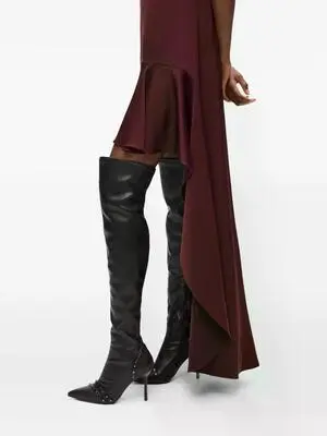 Karl Lagerfeld High-low Flared Hem Dress