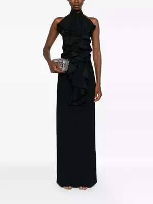 Viktor & Rolf Jabot-collar Gown