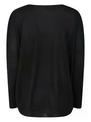 ARAGONA Boat-neck Wool Jumper