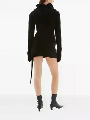 Ottolinger Hooded Zip-front Mini Dress