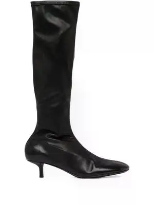 Marsèll Leather Kitten-heel Boots
