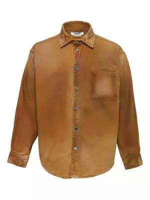 MSGM Button-up Denim Shirt