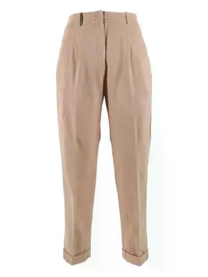 Peserico Pleated Cuffed Trousers