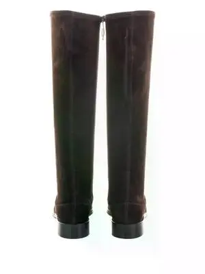 LORENZO MASIERO Suede Knee-high Boots