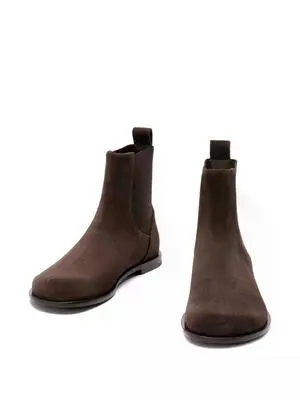 Fendi Elastic-panel Suede Boots